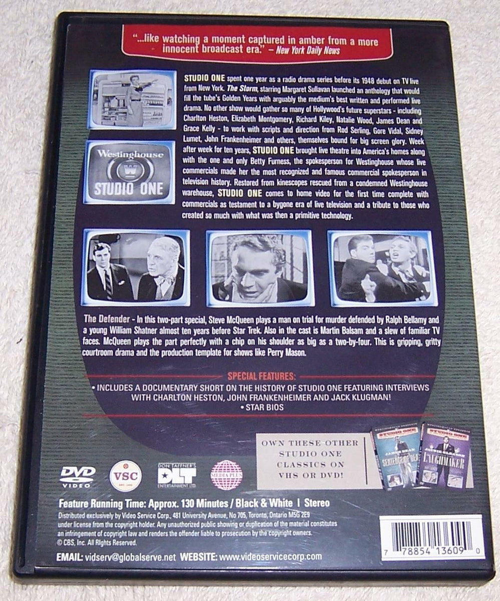 The Defender [DVD] Studio One The Crown Gem Of Television's Golden Age ...