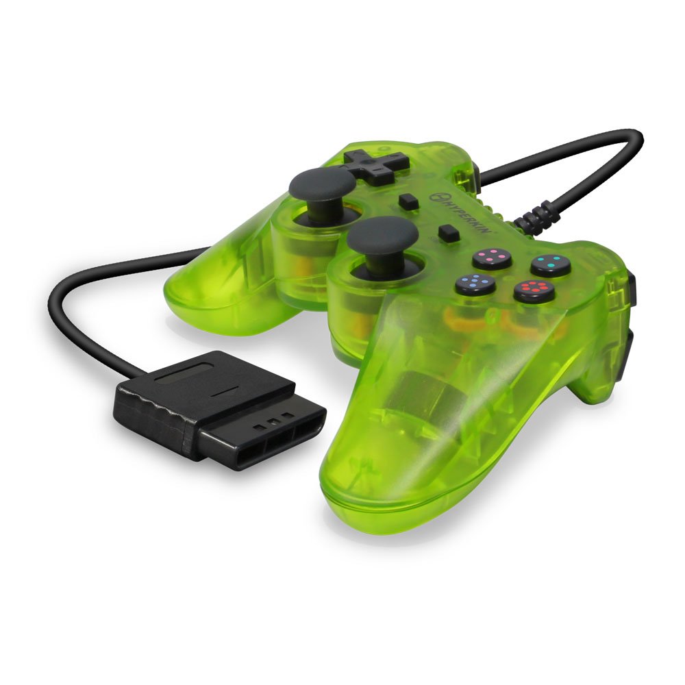 CONTROLLER PS2 PREMIUM WARRIOR (CLEAR YELLOW) (HYPERKIN) – Just4Games