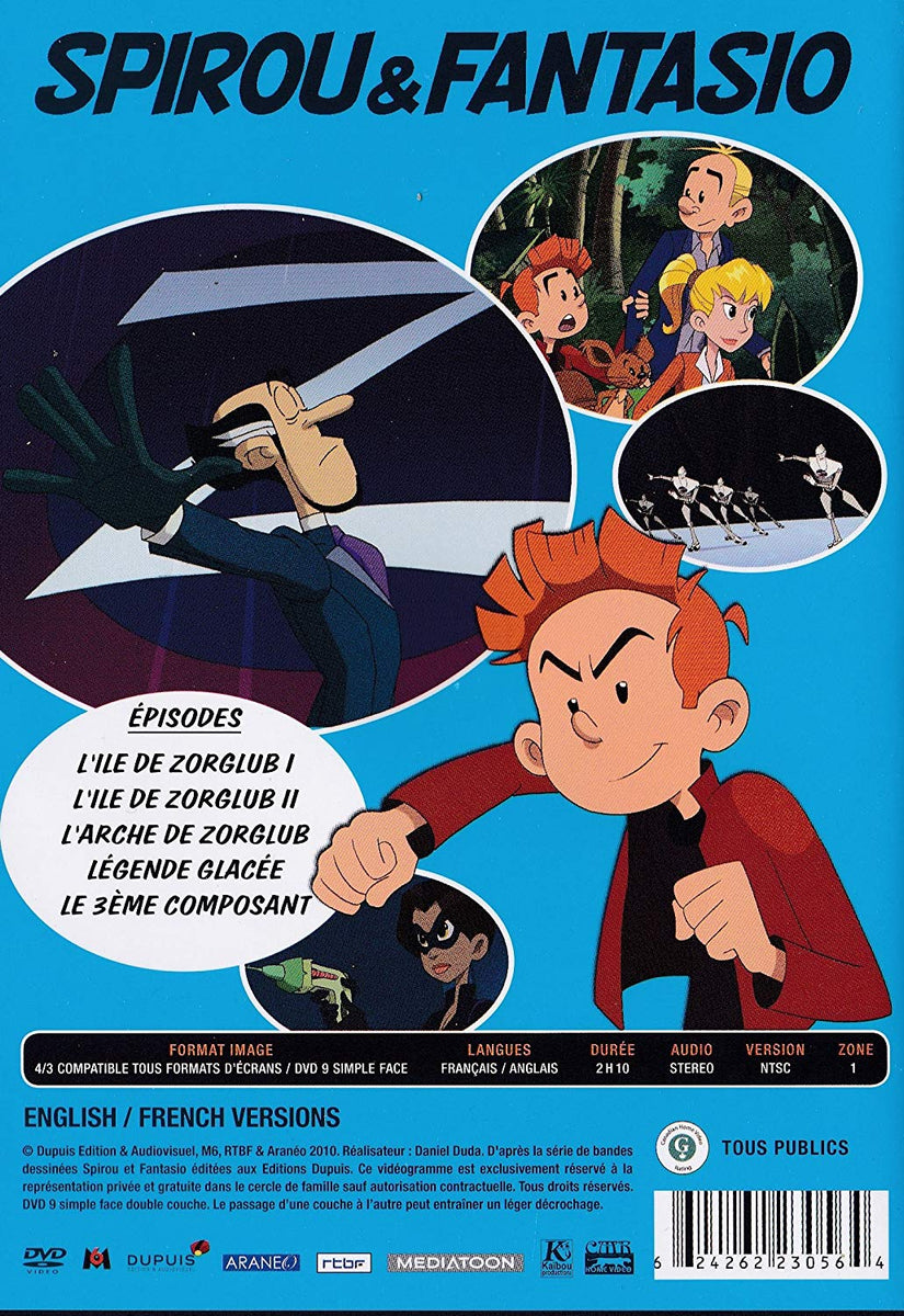 Spirou & Fantasio - L'Arche de Zorglub (5 épisodes inédits) [DVD ...