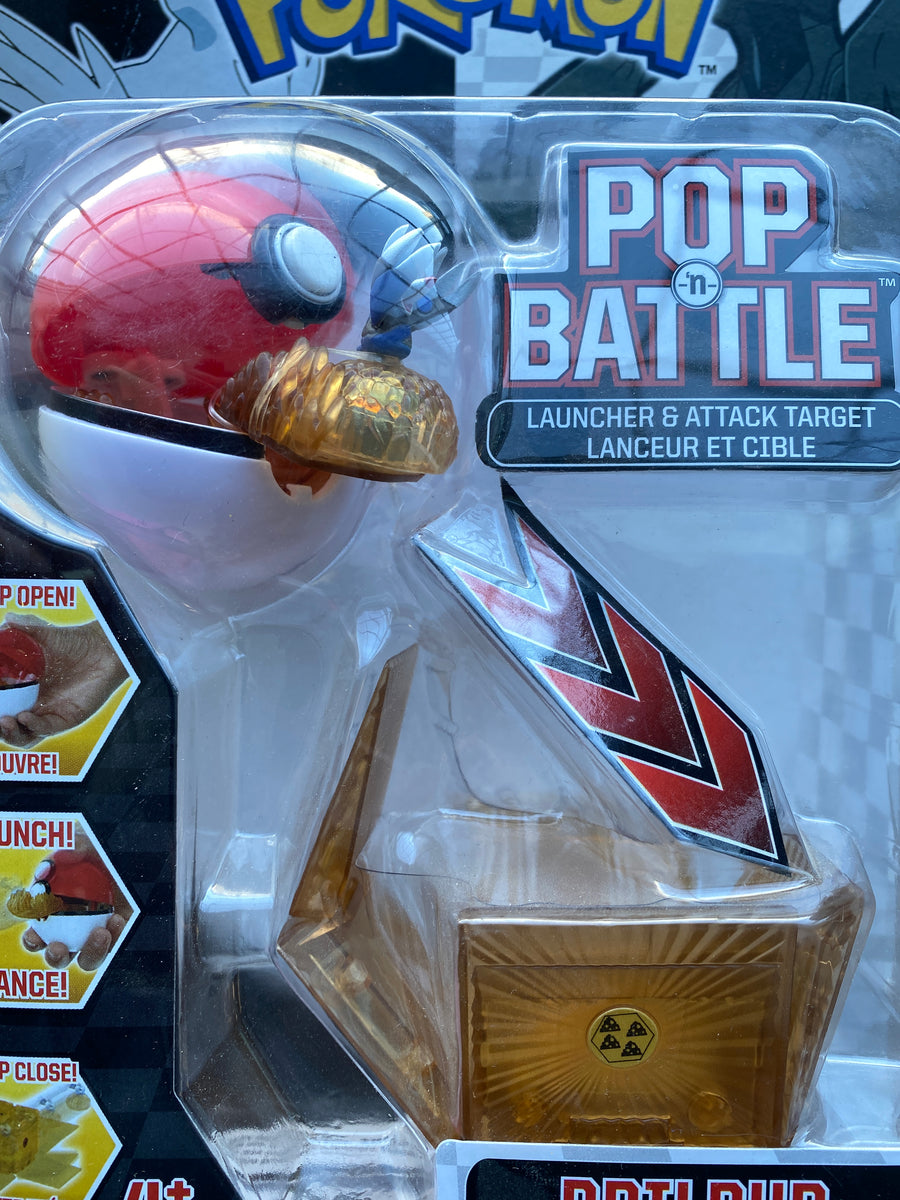 Pokemon Pop n Battle Launcher & Attack Target Drilbur Pokeball T1138 ...