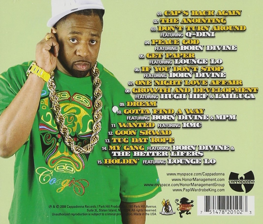 Cappatilize Project [Audio CD] Cappadonna – Just4Games